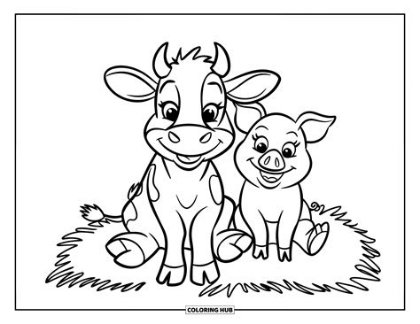 170 Dibujos De Vaca Para Colorear Para Niños Y Adultos Pdfs Gratis