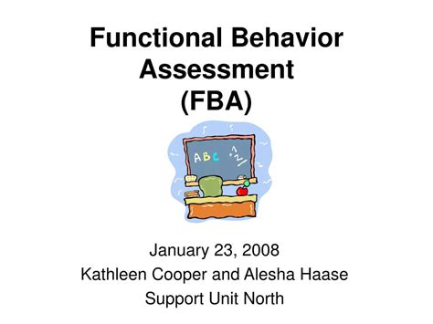 Ppt Functional Behavior Assessment Fba Powerpoint Presentation