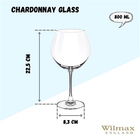 Chardonnay Glass 800 Ml Whitco