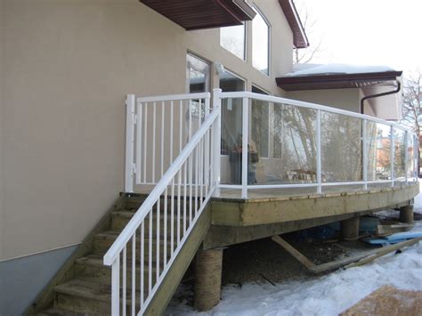 Aluminum Glass Railing Edmonton South Side Ornamental