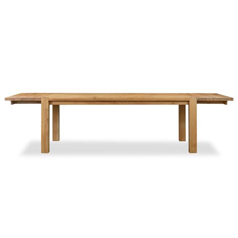 Allmodern Dublin Extendable Solid Oak Wood Dining Table 825 122 And Reviews Allmodern