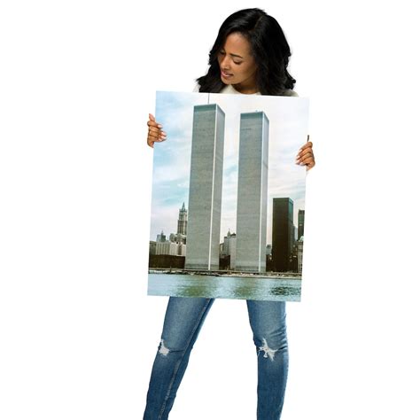 Poster Of World Trade Center Twin Towers Etsy