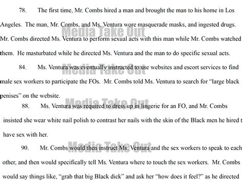 More From Cassies Lawsuit Diddy A Drug Addict Tried To Kill Suge