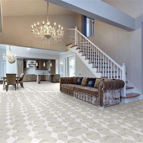 Happy Floors 12 X 12 Dorian Polished Porcelain Triangle Mosaic