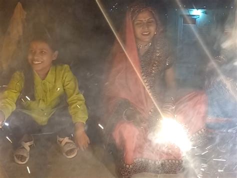 Till Late Night People Used Fireworks Fiercely Wishing Each Other A