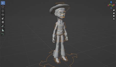 Toy Story Jessie Rigged 3d Model Rigged Cgtrader