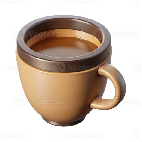 Distinguished Traditional Flat Color Illustration Of A Coffee Cup With