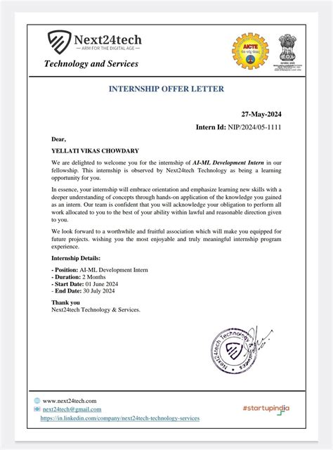 Yellati Vikas Chowdary On Linkedin Hi Connections I Recived Offer