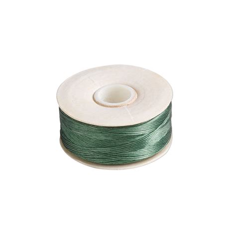 Nymo Nylon Beading Thread Bobbin Size B Green 72 Yards 216 Feet