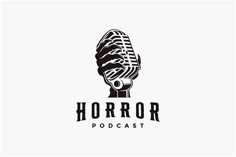 Mystery Podcast Horror Podcast Logo Graphic By Domhouze · Creative Fabrica