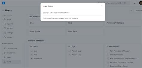After Uninstalling App Erp Is Not Working · Issue 369 · Frappelms