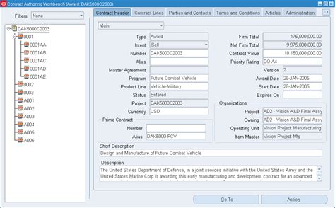 Oracle Project Contracts User Guide