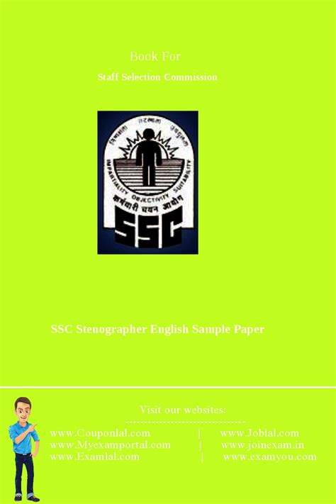 Ssc Stenographer English Sample Paper 2018 Pdf Download Its Over 9000