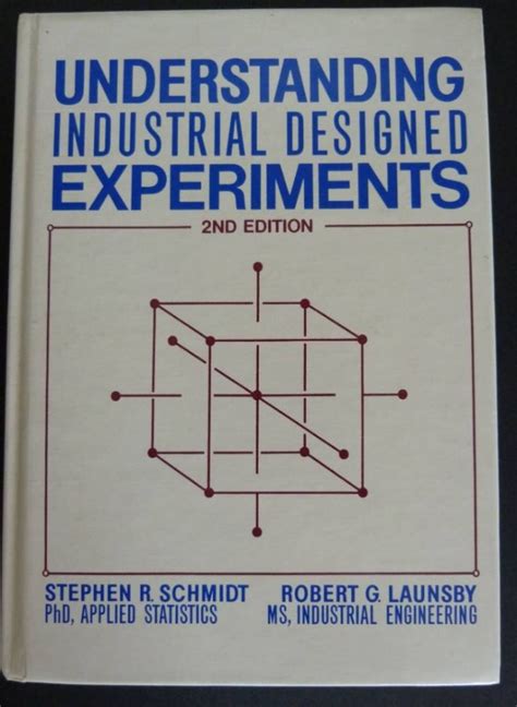 Understanding Industrial Designed Experiments Oxfam Shop
