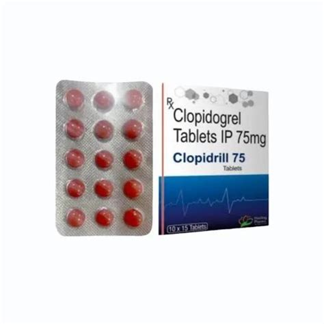 75mg Clopilet Clopidogrel Plain Tablets 10x15 At ₹ 77piece In Nagpur