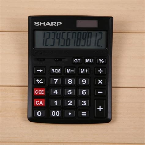 Sharp Ch M12 Small Desktop Calculator Business Off Vicedeal