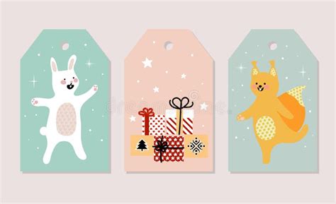 Conjunto De Tarjetas De Navidad Vector Los Ejemplos De Santa Claus Ho