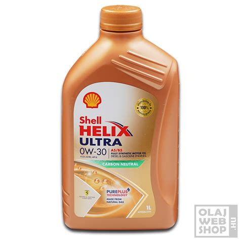 Shell Helix Ultra A5/B5 0W-30 motorolaj 1L - 0W-30 motorolaj