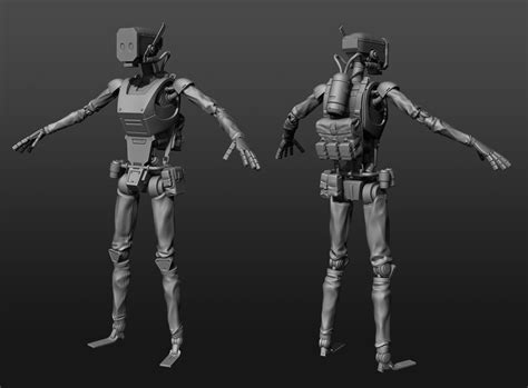 Artstation Humanoid Droid