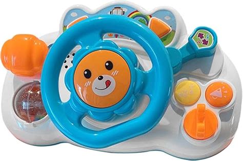 linshesf Volante de Asiento de Coche de Juguete Juguetes de conducción
