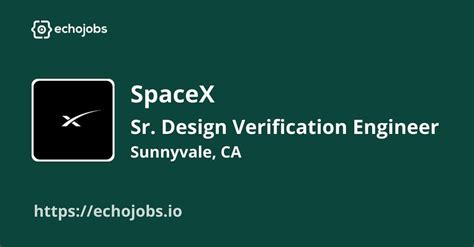 Spacex Is Hiring Sr Design Verification Engineer Silicon Engineering