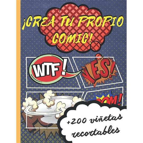 Buy Crea Tu Propio Comic Cuaderno De Viñetas En Blanco Para Colorear