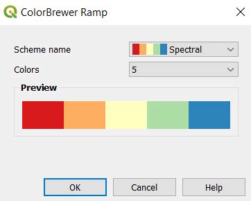 Adding A ColorBrewer Color Ramp Mastering Geospatial Development With