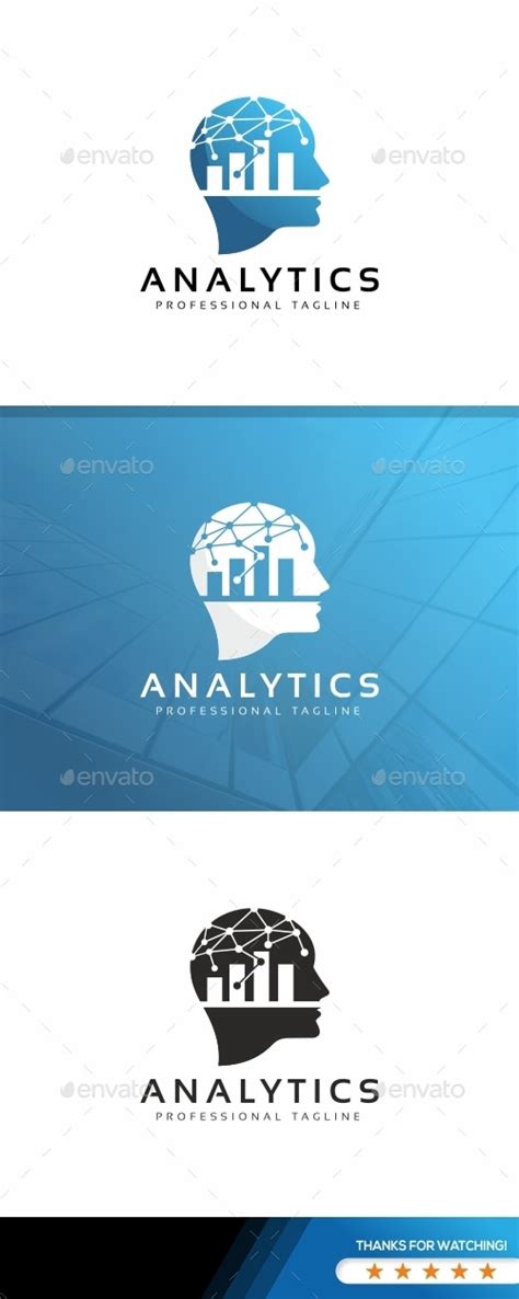 Analytic Human Logo Logo Templates Graphicriver