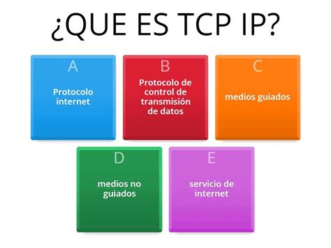 Protocolo Tcp Ip Cuestionario