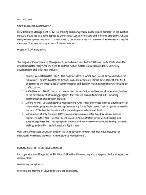 Crm Notes Pdf