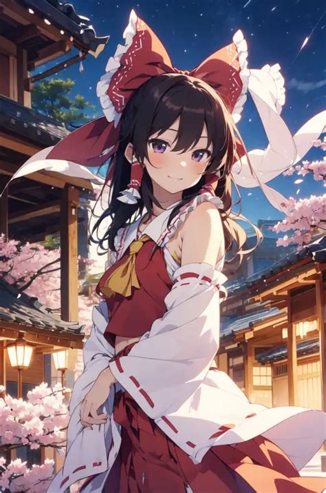 Ai Art Hakurei Reimu By ゼロ Zero Pixai