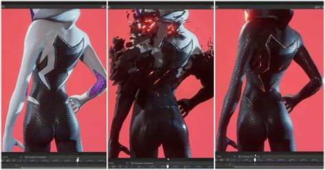 This Unity Powered Shader Gives Gwen Stacy A Venom Like Suit