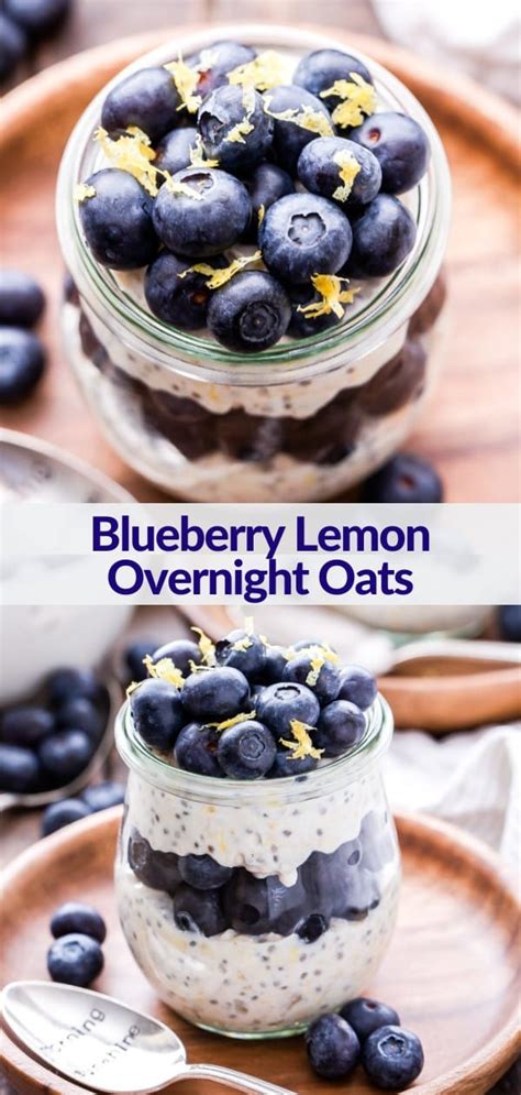 Blueberry Lemon Overnight Oats Recipe Runner