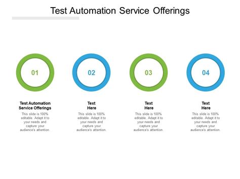 Test Automation Service Offerings Ppt Powerpoint Presentation Infographics Template Cpb Pdf