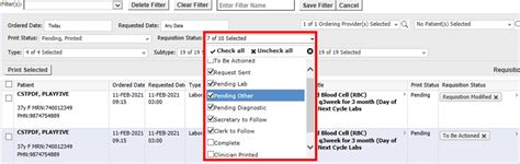filter requisition manager