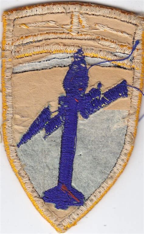 Nice 1950s Us Army 4th Missile Command Korea Patch Wool Korean