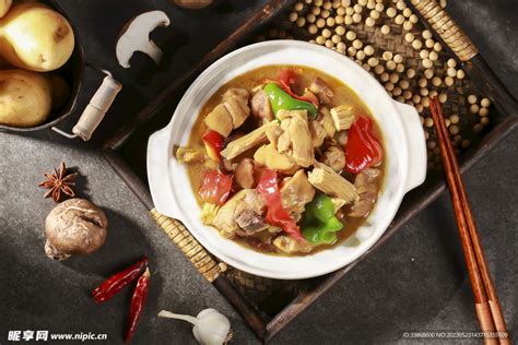 黄焖鸡摄影图传统美食餐饮美食摄影图库昵图网