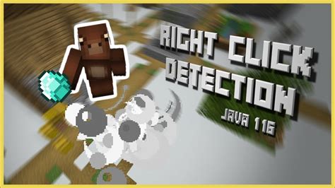 Right Click Detection In Vanilla Minecraft 1 16 Command Blocks YouTube