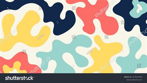 Organic Shape Design Background Vector Illustration Stock Vector