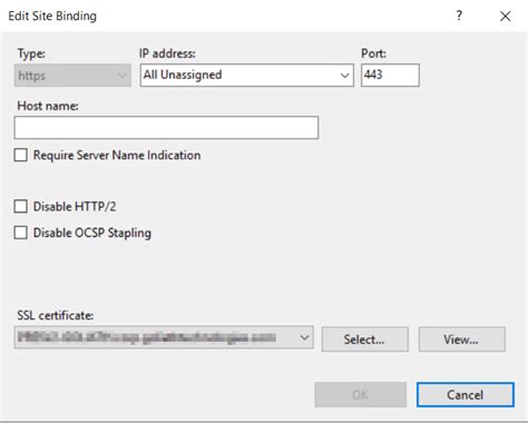 Goliathweb Iis Site Configuration And Binding Disclaimer Goliath