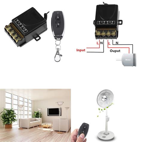 Controlador De Interruptor De Relé Remoto De 1 Canal De Alta Potencia