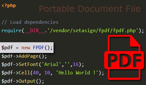 Create Pdfs In Php Using Fpdf Library Ndriel