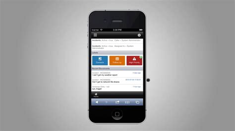 How To Navigate The Servicenow Smartphone Interface Youtube