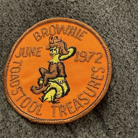 Accessories Vintage Brownie June 1972 Toadstool Treasures Patch J22 Poshmark