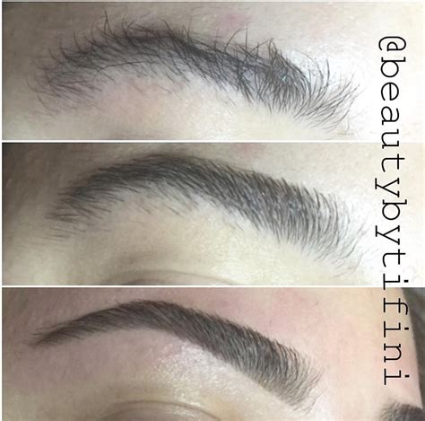 Waxing Eyebrows Before And After