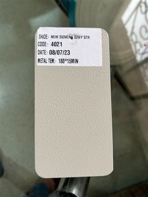 New Siemens Grey Structure Powder Coating For Industrial Use
