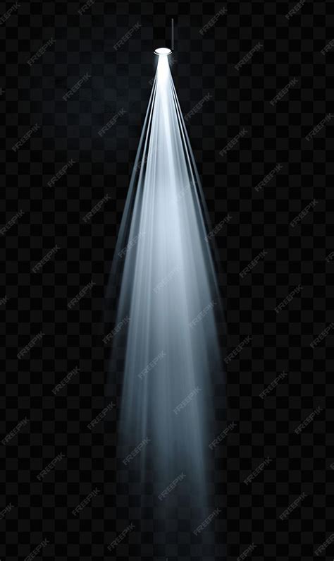 Psd Projector Beams With Image Cast Bright White Creating Presen