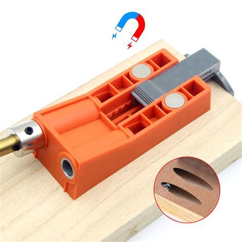 Abs Pocket Hole Jig Woodworking Oblique Hole Drill Locator Pocket Hole