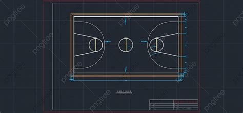Basketball Court Plane Cad Material Template Download On Pngtree