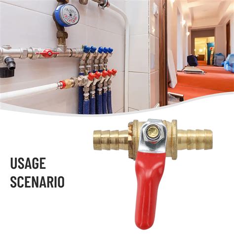Sunfex Brass Ball Valve 68101214mm Hose Barb Valve Switch Inline